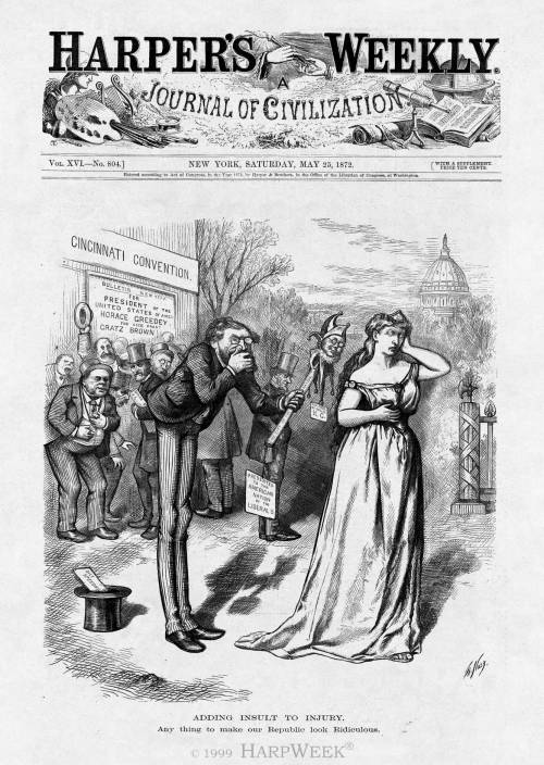Election Of 1872 Cartoon