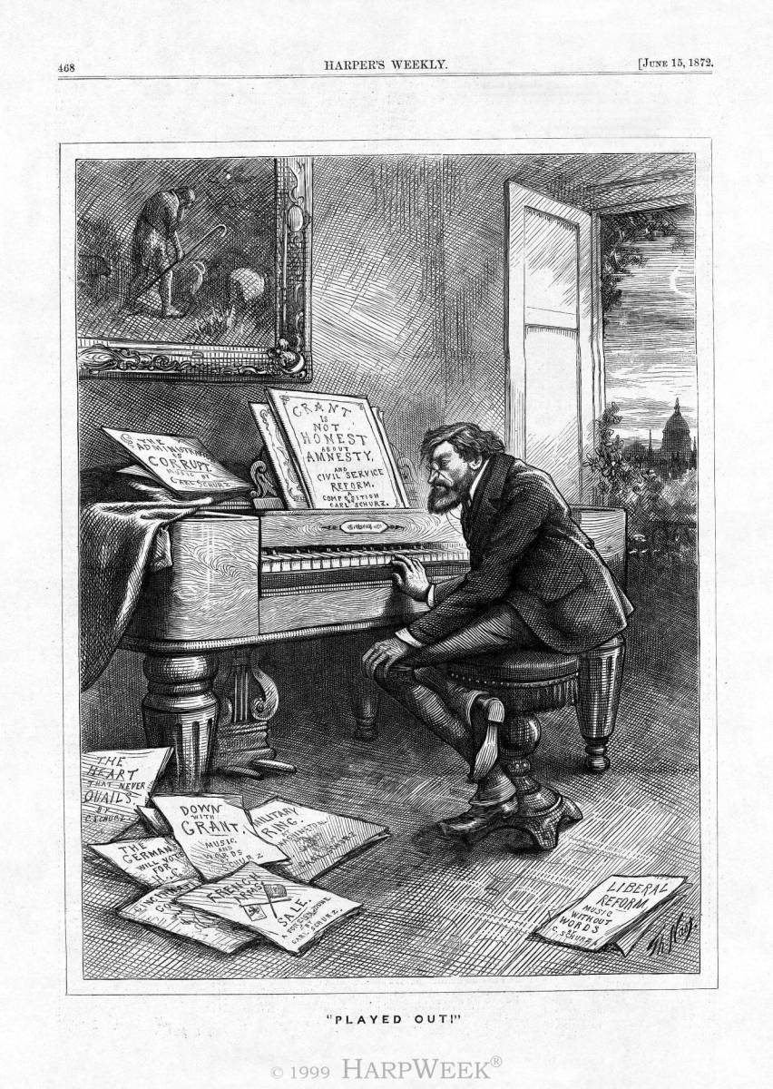 Election Of 1872 Cartoon